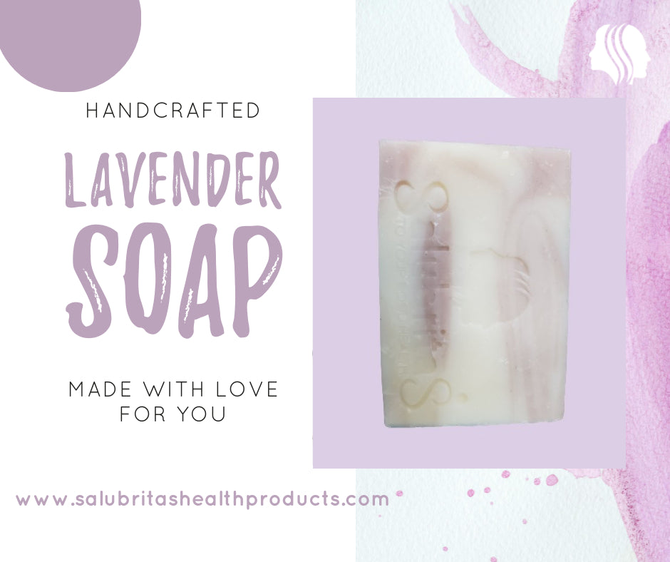 Lavender Natural Bar Soap | Hand-Crafted Soap | Salubritas Heatlh Store ...